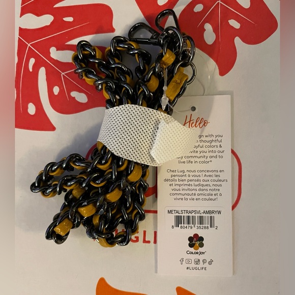 lug | Bags | New Lug Metal Chain Strap Classic Vl Amber Yellow Luglife ...